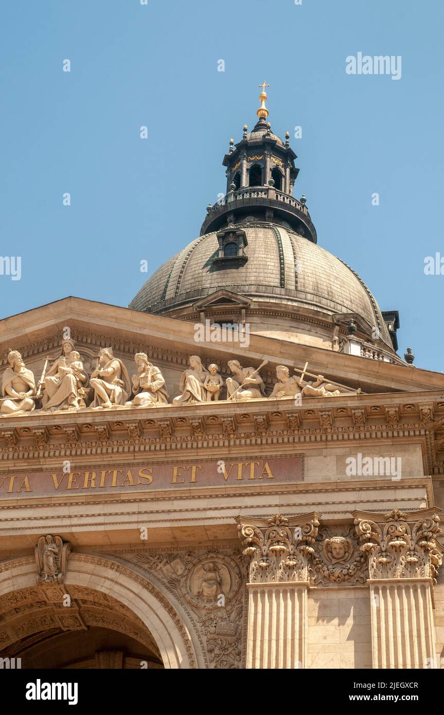 St. Stephen's Basilica (Szent István Bazilika) Budapest, Hungary Stock ...