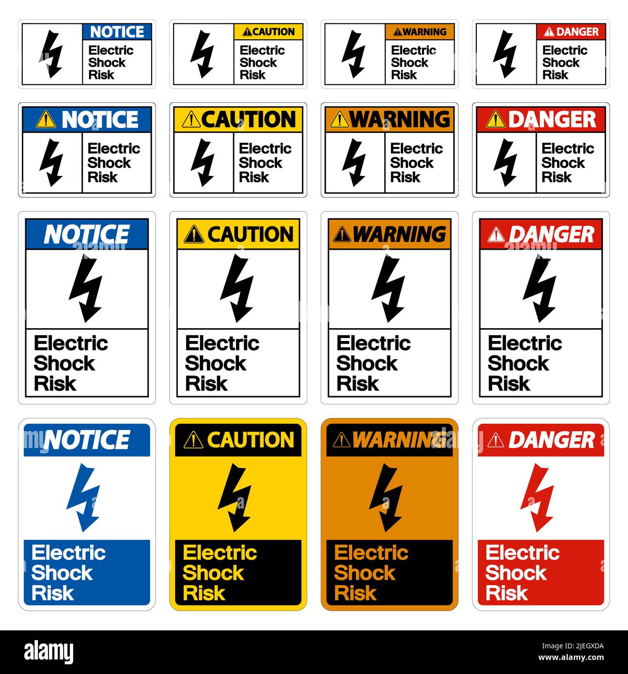 Electric shock risk Stock Vector Images - Alamy