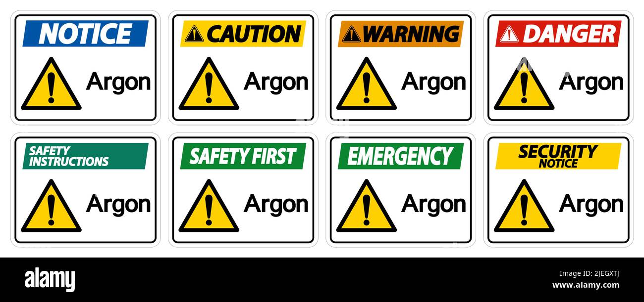 Argon Symbol Sign Isolate On White Background,Vector Illustration EPS ...