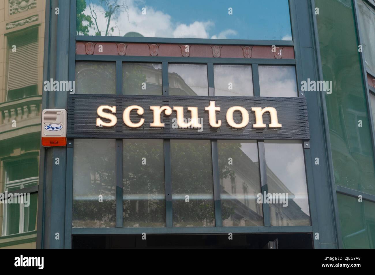 Budapest, Scruton, a restaurant cafe named after the English ...