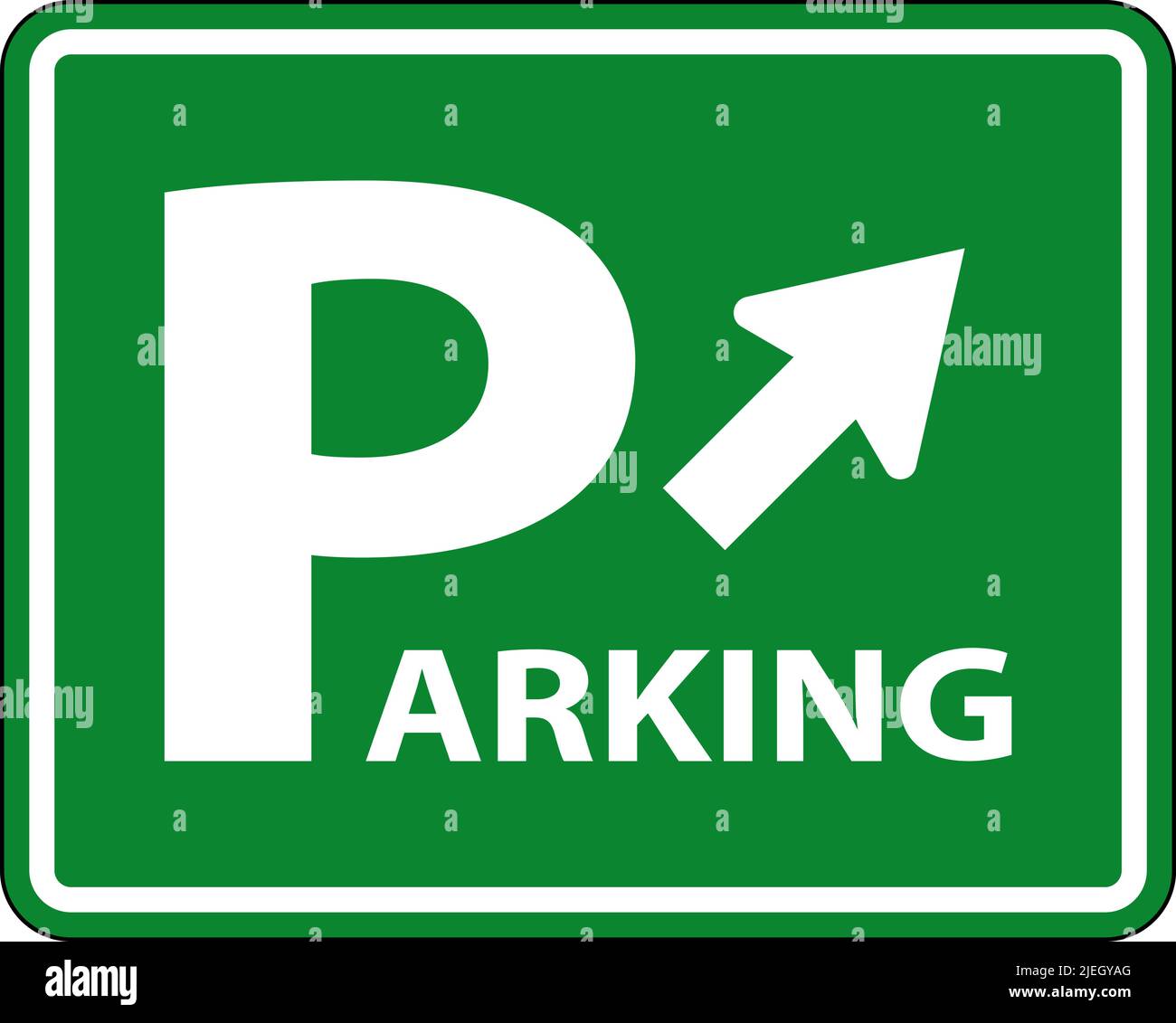 Diagonal car park space Stock Vector Images - Alamy