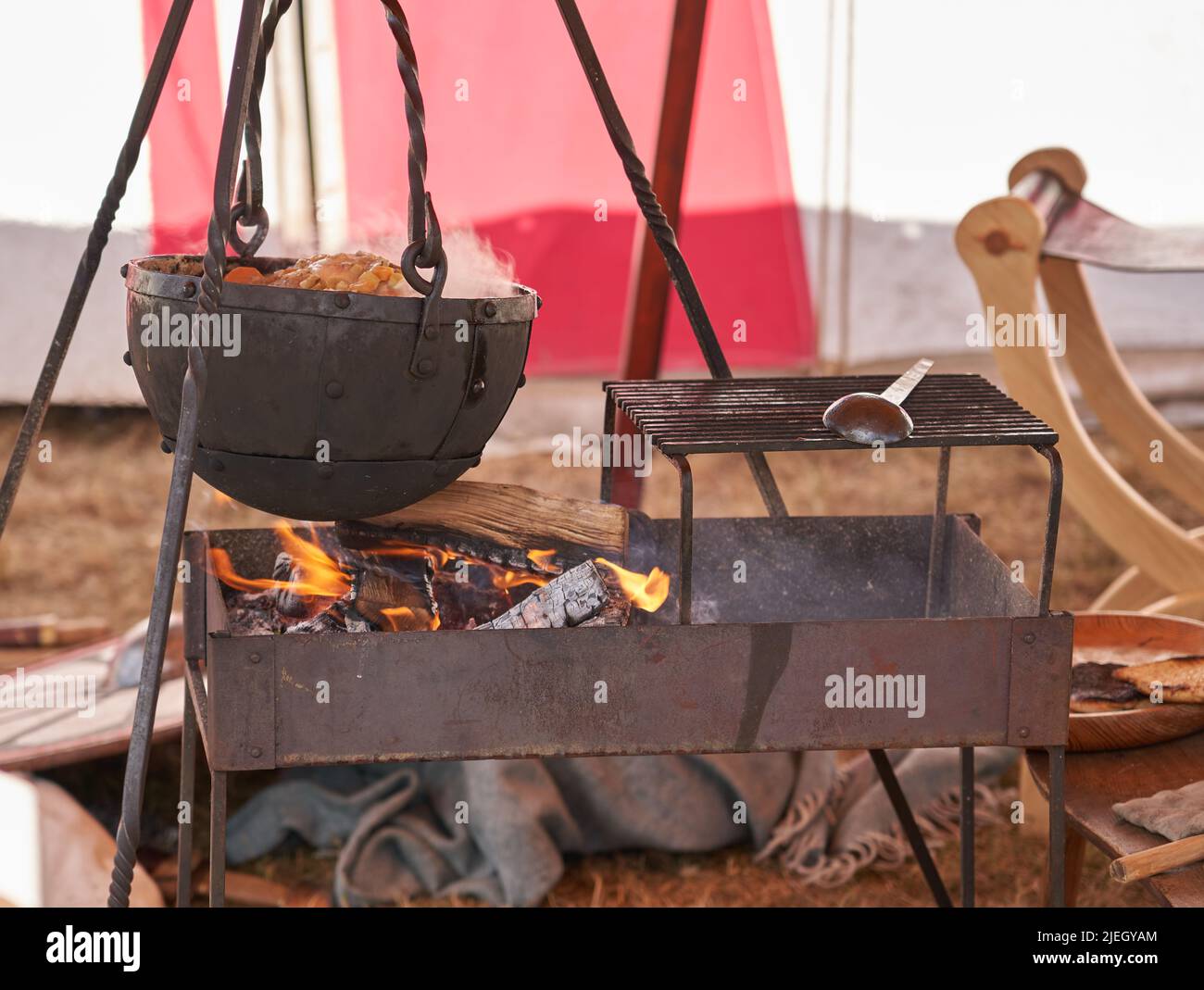 Anglo saxon cooking pot hi-res stock photography and images - Alamy