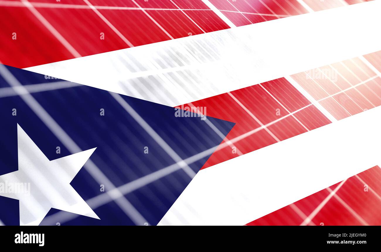 Puerto rico flag solar hi-res stock photography and images - Alamy