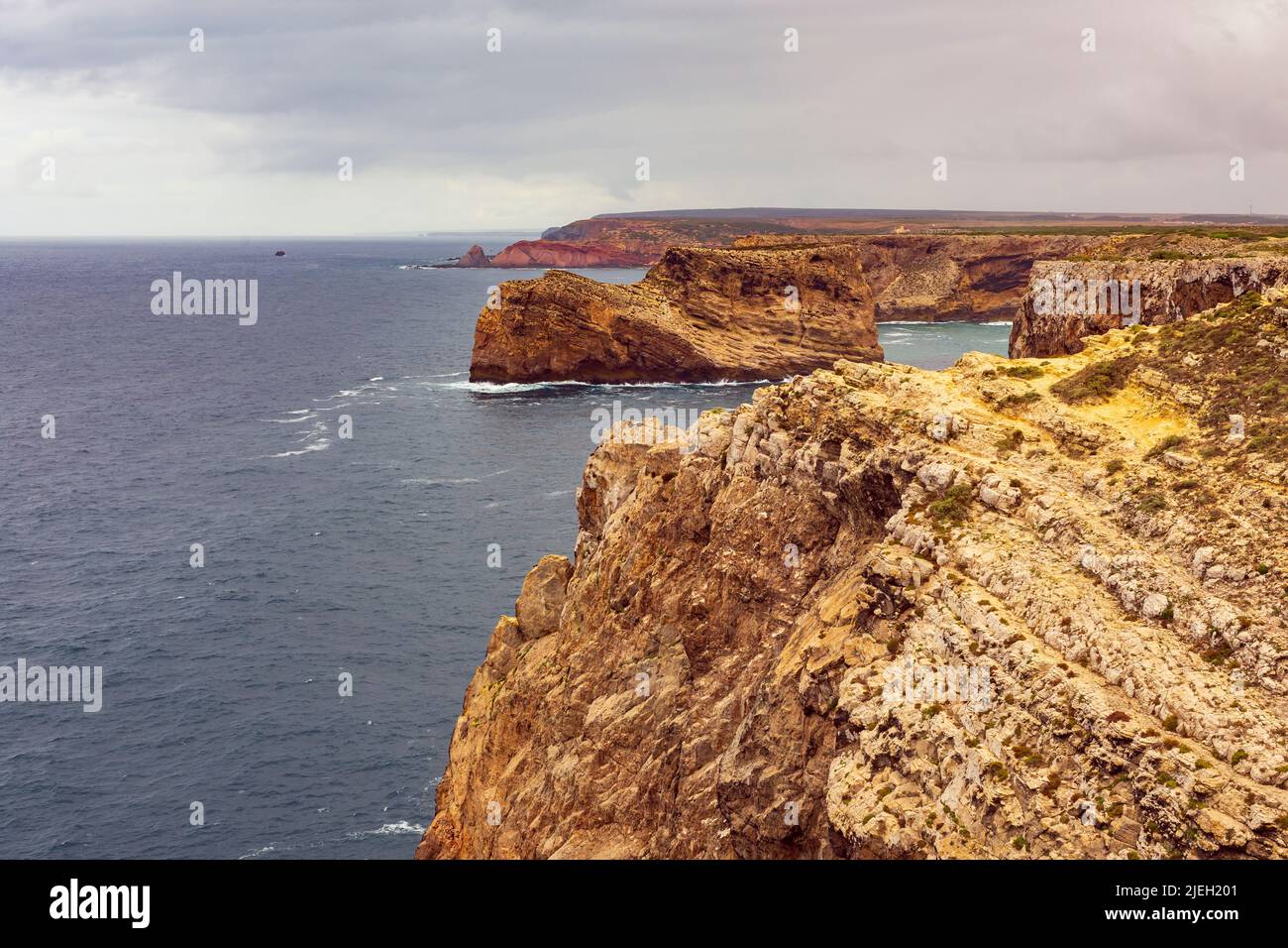 Cabo Sao Vicente, Sagres, Portugal. Farol do Cabo Sao Vicente (built in ...