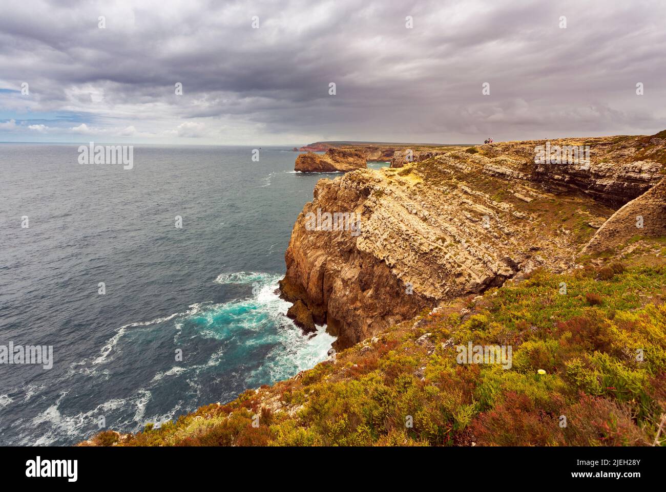 Cabo Sao Vicente, Sagres, Portugal. Farol do Cabo Sao Vicente (built in ...