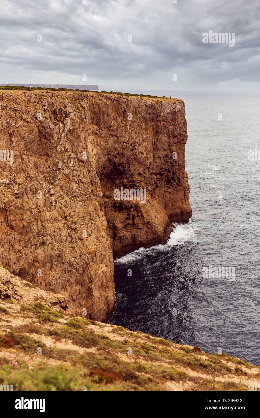 Cabo Sao Vicente, Sagres, Portugal. Farol do Cabo Sao Vicente (built in ...