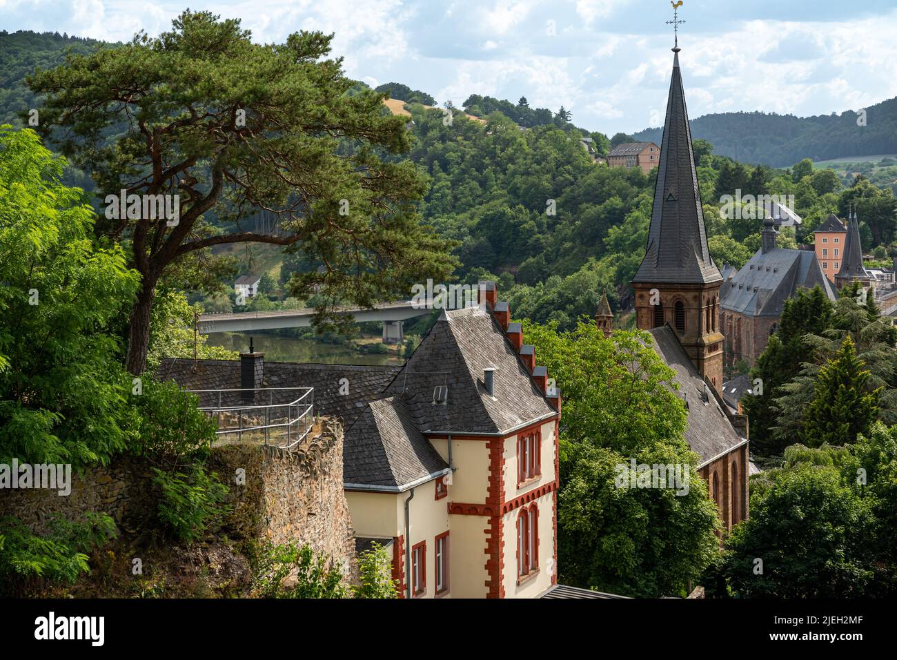 Old town saarburg saarland hi-res stock photography and images - Alamy