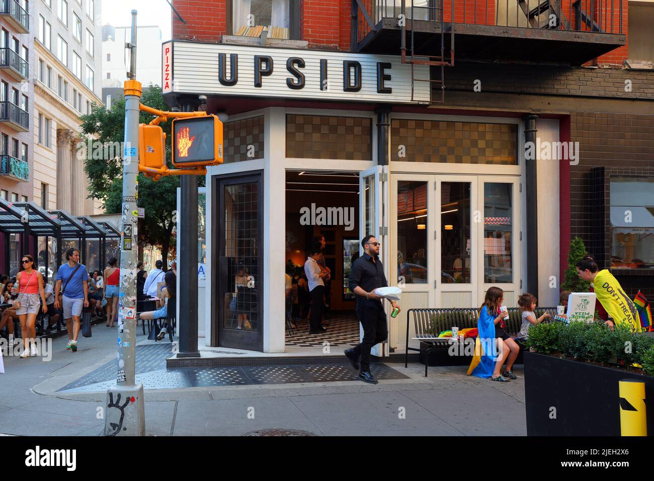 Upside Pizza, 51 Spring St, New York, NYC storefront photo of a pizza ...