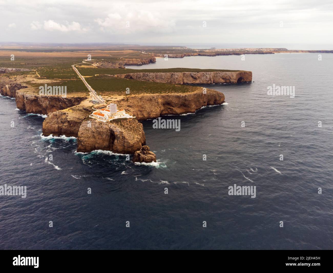 Cabo Sao Vicente, Sagres, Portugal. Farol do Cabo Sao Vicente (built in ...