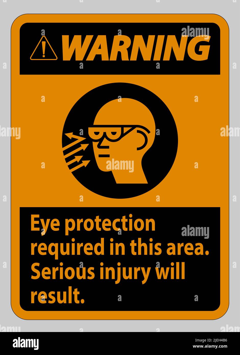 Warning sign head injury Stock Vector Images - Alamy