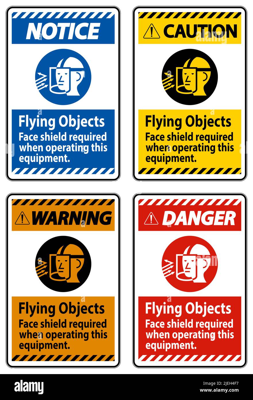 Warning sign flying objects hi-res stock photography and images - Alamy