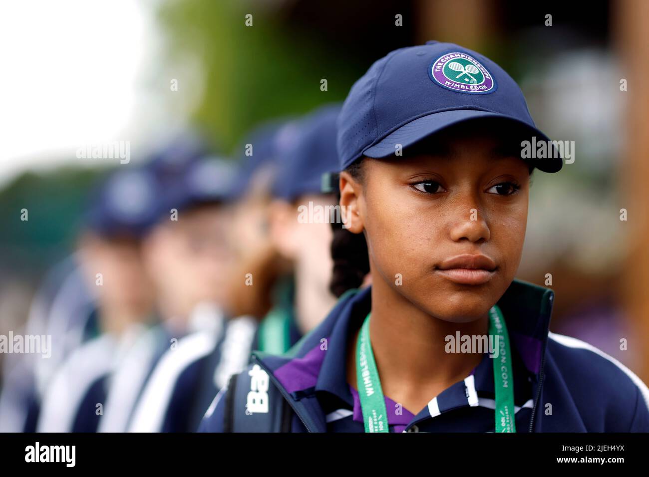 Girls walk in single file hi-res stock photography and images - Alamy