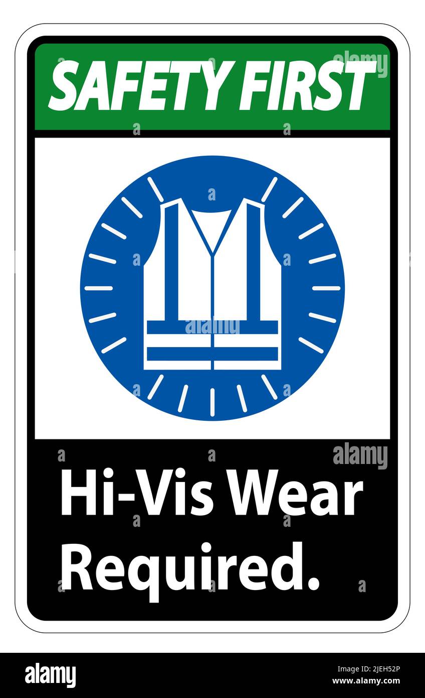 Safety hi vis icon Stock Vector Images - Alamy