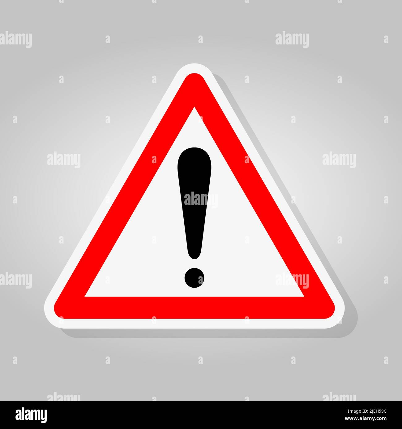 Warning Symbol Sign Isolate On White Background,Vector Illustration ...