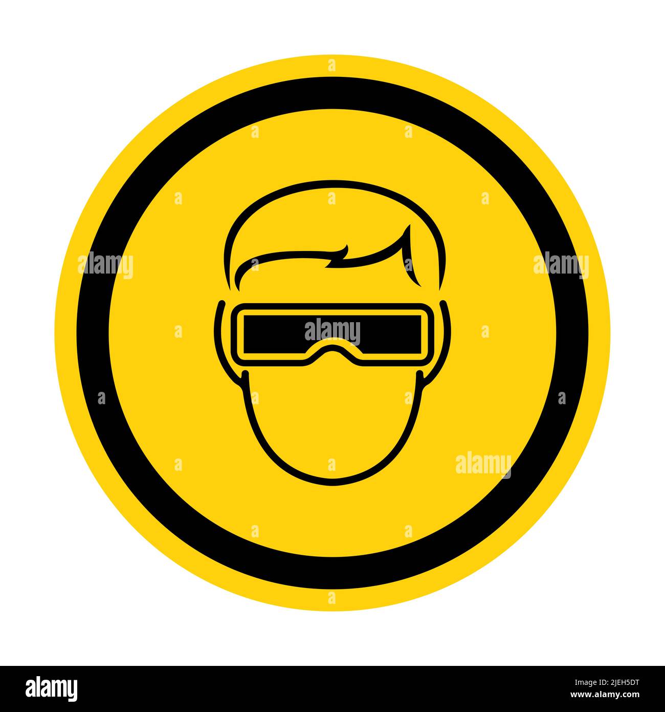 Symbol wear goggles Sign Isolate On White Background,Vector ...