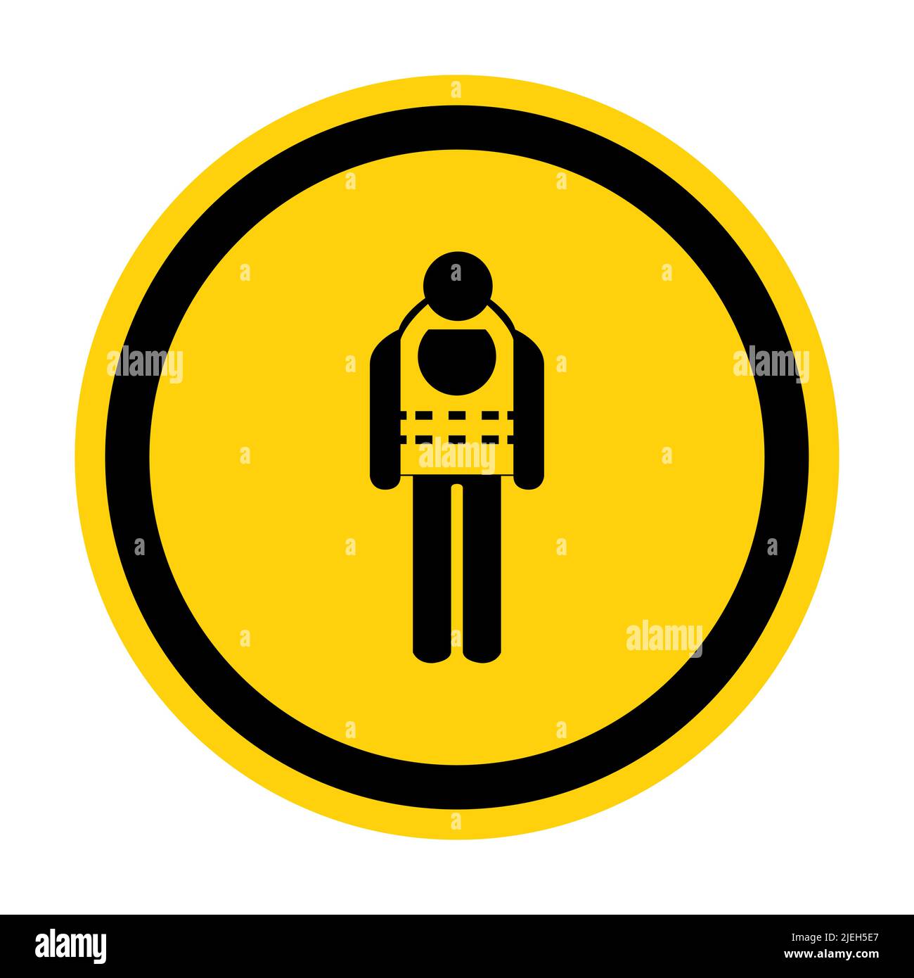 Symbol Wear Life Jacket Isolate On White Background,Vector Illustration ...