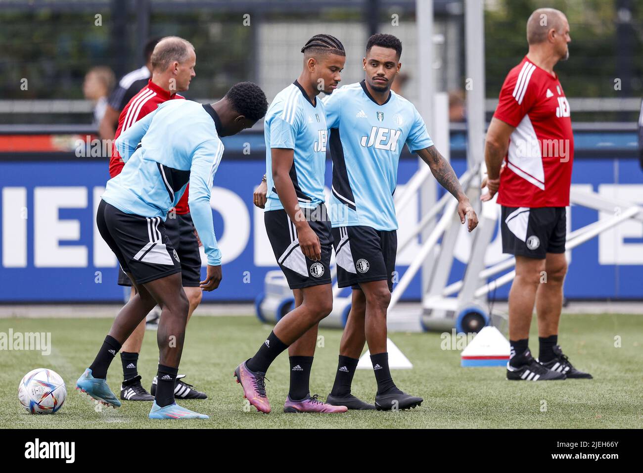 ROTTERDAM - Denzel Hall of Feyenoord, Danilo of Feyenoord during ...
