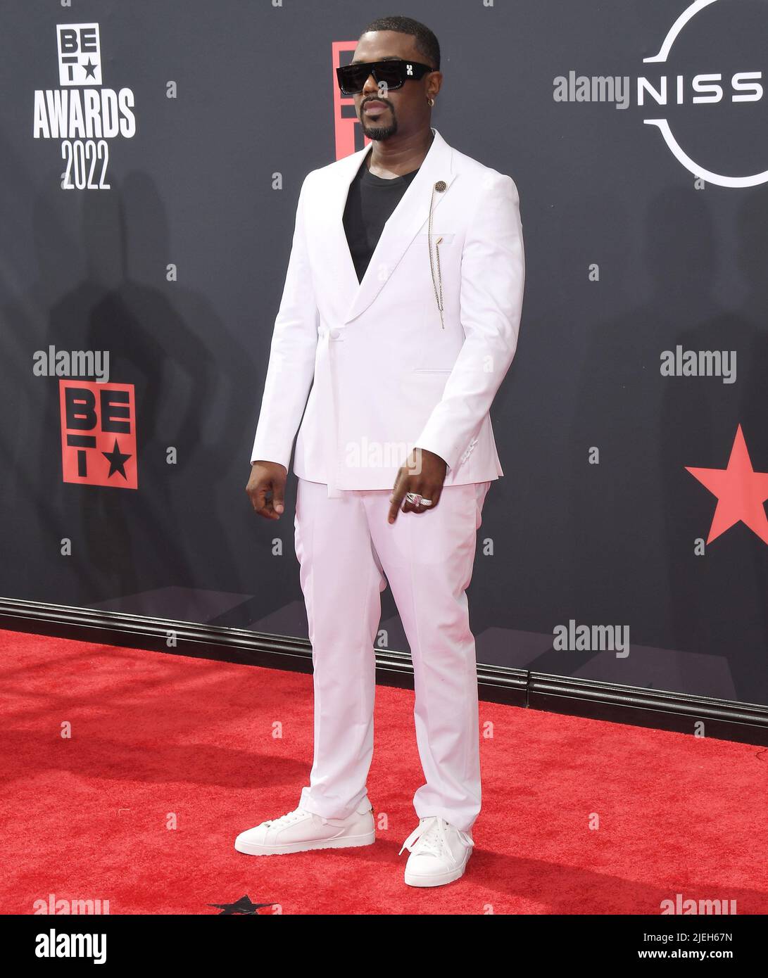 Los Angeles, USA. 26th June, 2022. Ray J arrives at the BET Awards 2022 ...