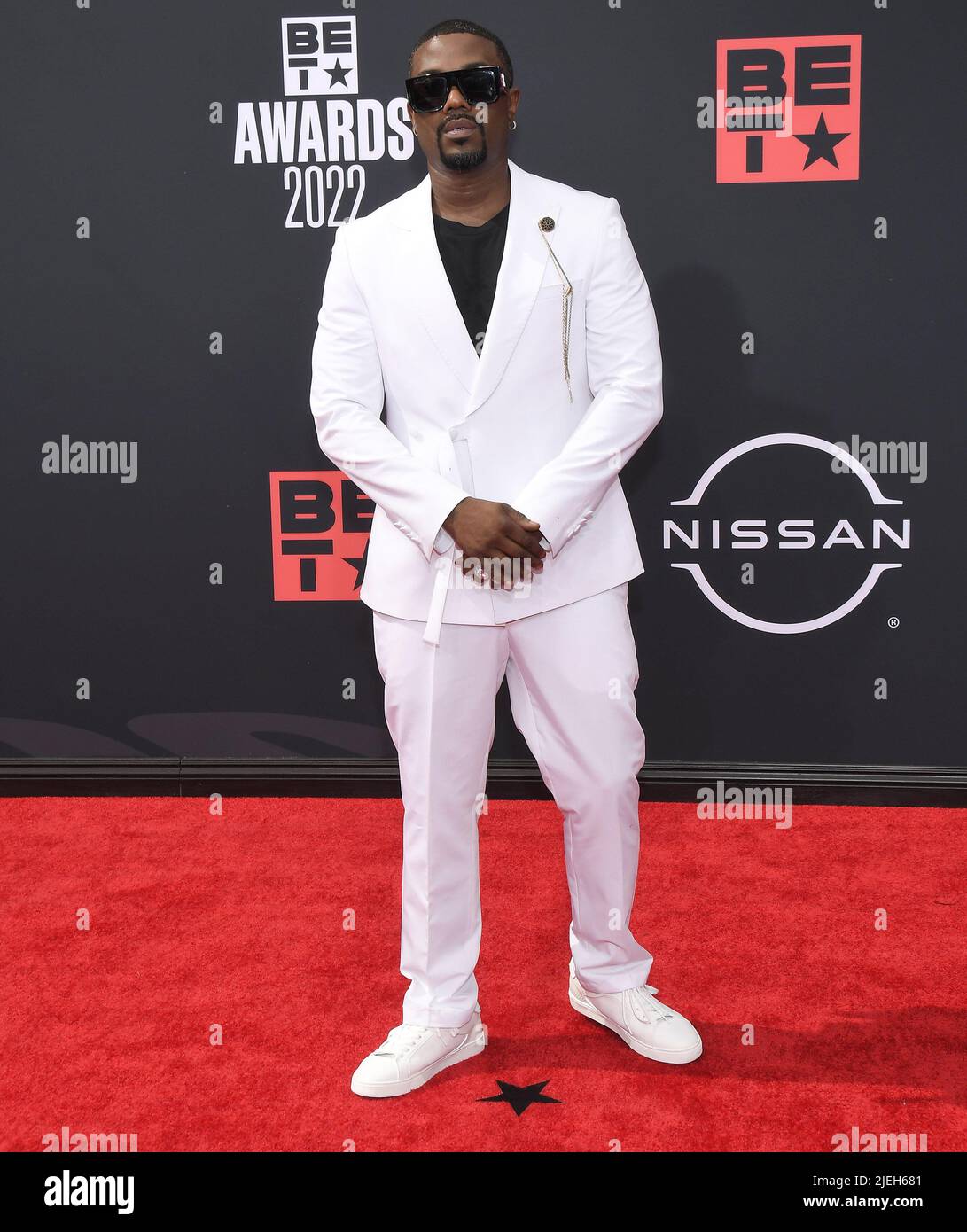 Los Angeles, USA. 26th June, 2022. Ray J arrives at the BET Awards 2022 ...