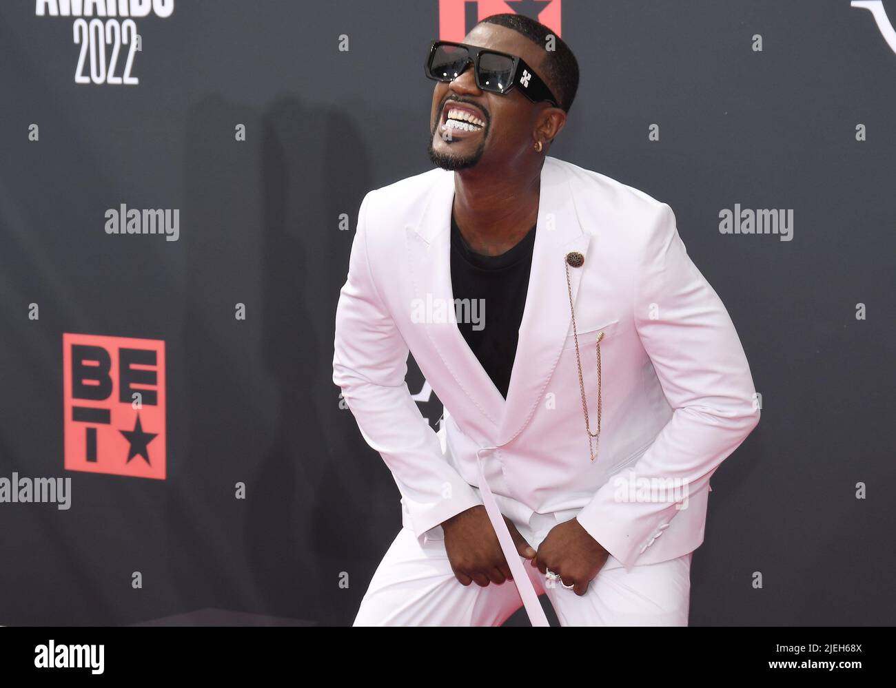 Los Angeles, USA. 26th June, 2022. Ray J arrives at the BET Awards 2022 ...