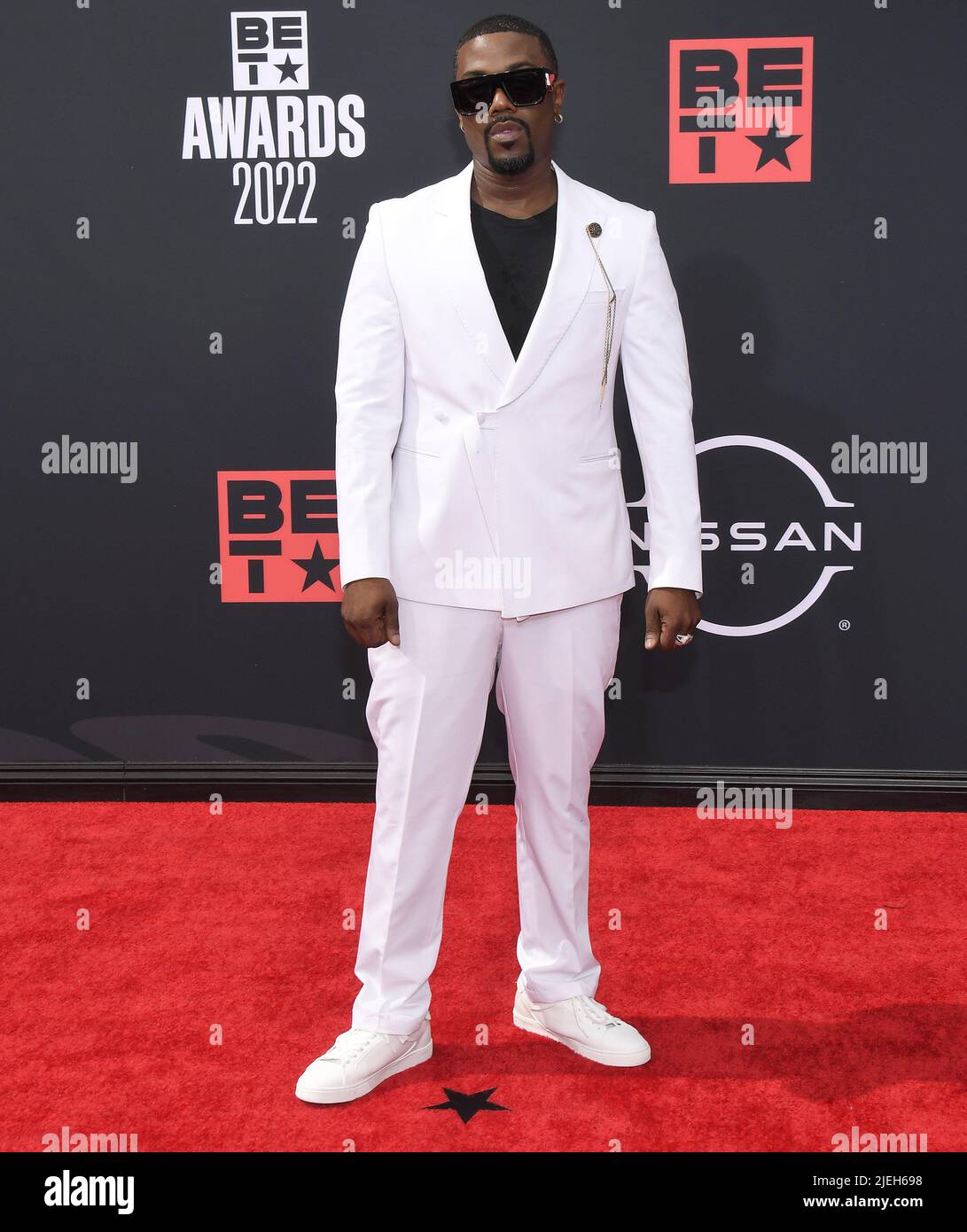 Los Angeles, USA. 26th June, 2022. Ray J arrives at the BET Awards 2022 ...