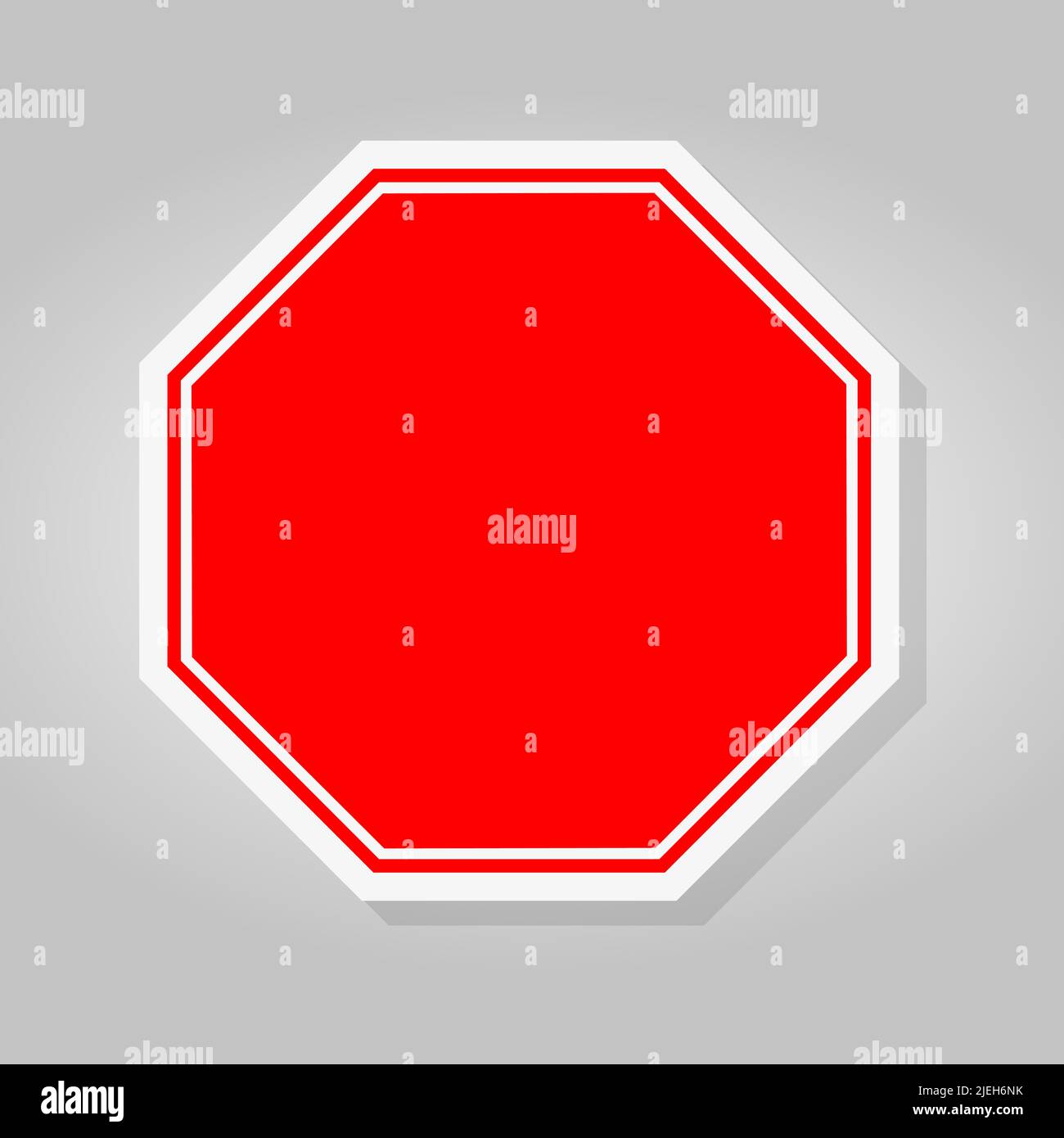 Red Stop Sign Isolate On White Background,Vector Illustration Stock ...