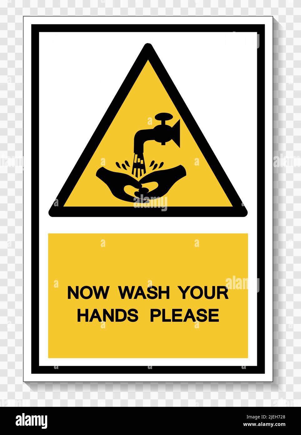 Symbol Wash Your Hands Please Isolate On White Background,Vector ...