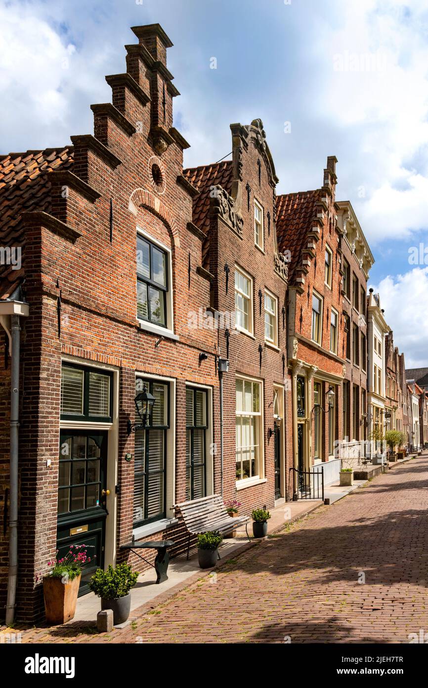 Typically traditional Dutch architecture: Step gabled and clock gabled ...