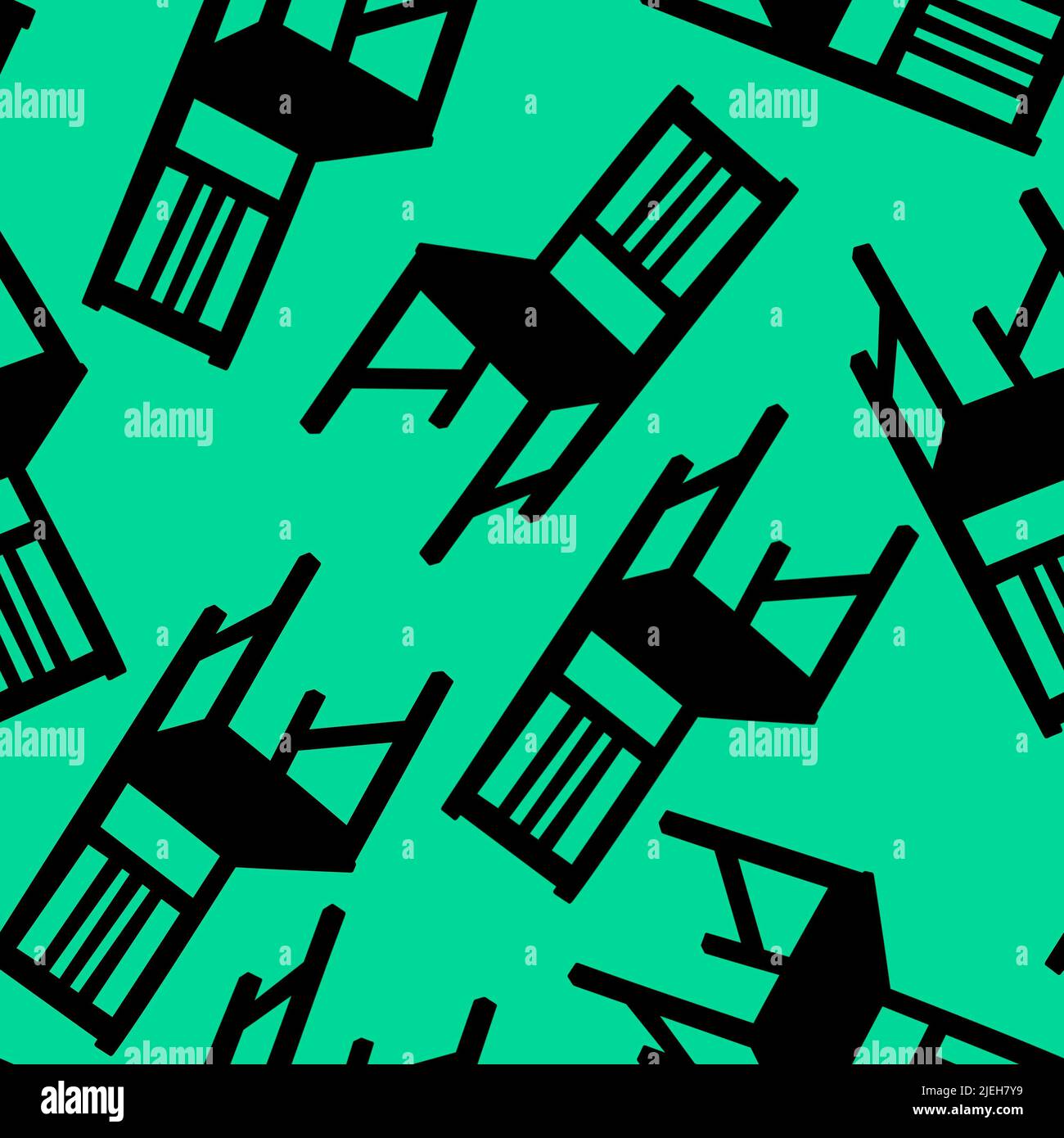 Seamless chair pattern for fabrics and textiles and packaging and gifts ...