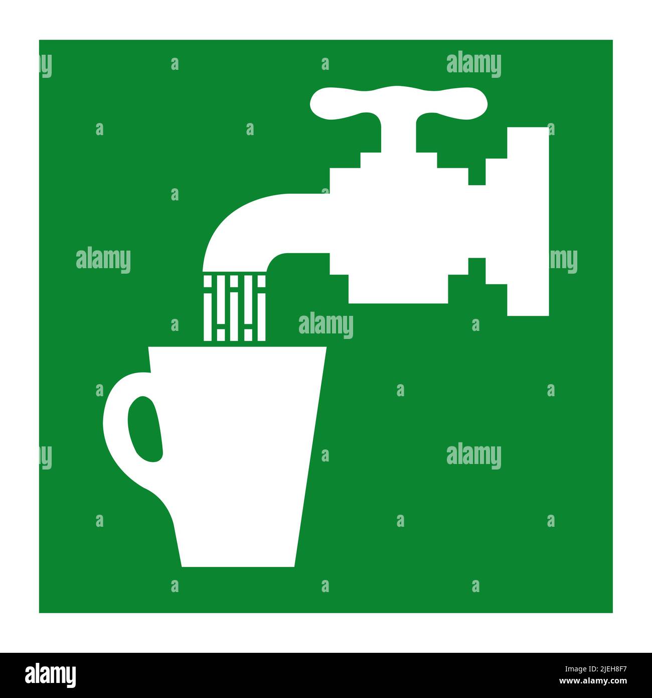 Drinking Water Symbol Sign Isolate On White Background,Vector ...