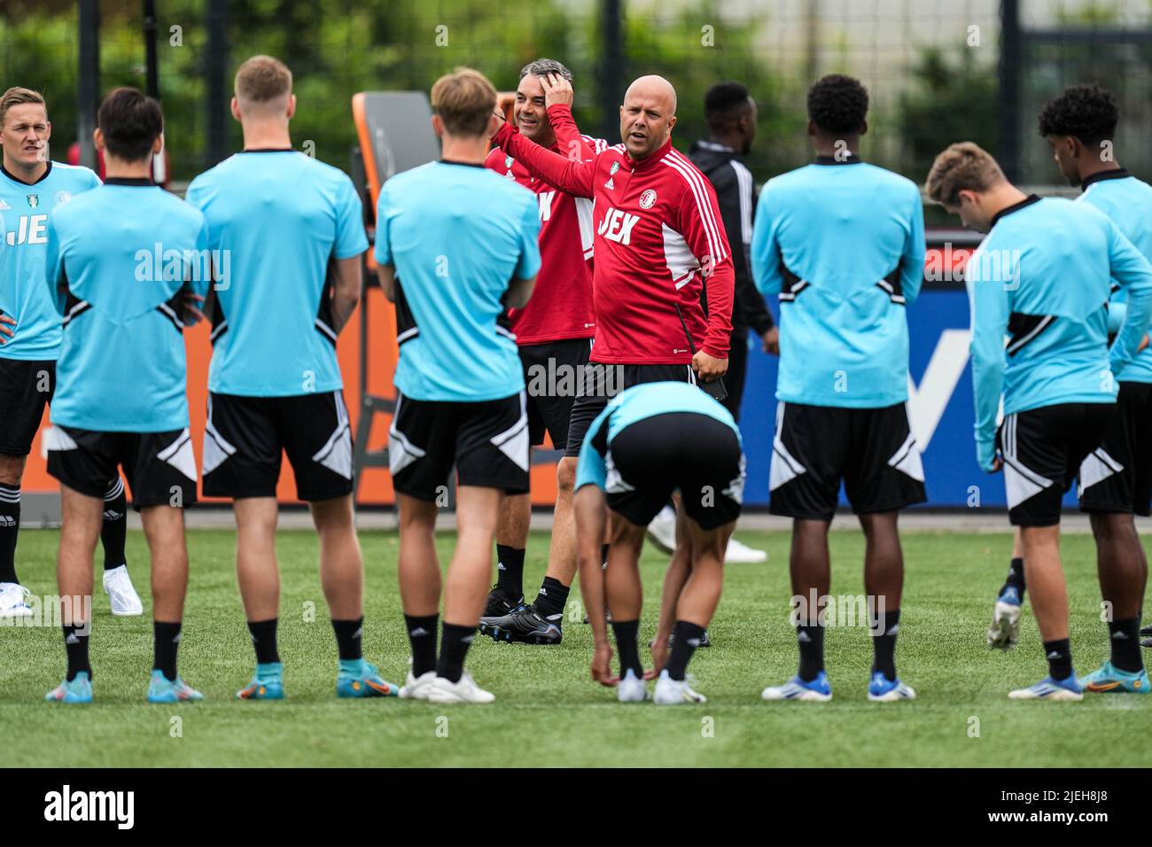 Rotterdam - coach Arne Slot of Feyenoord during the Feyenoord at 1908 ...