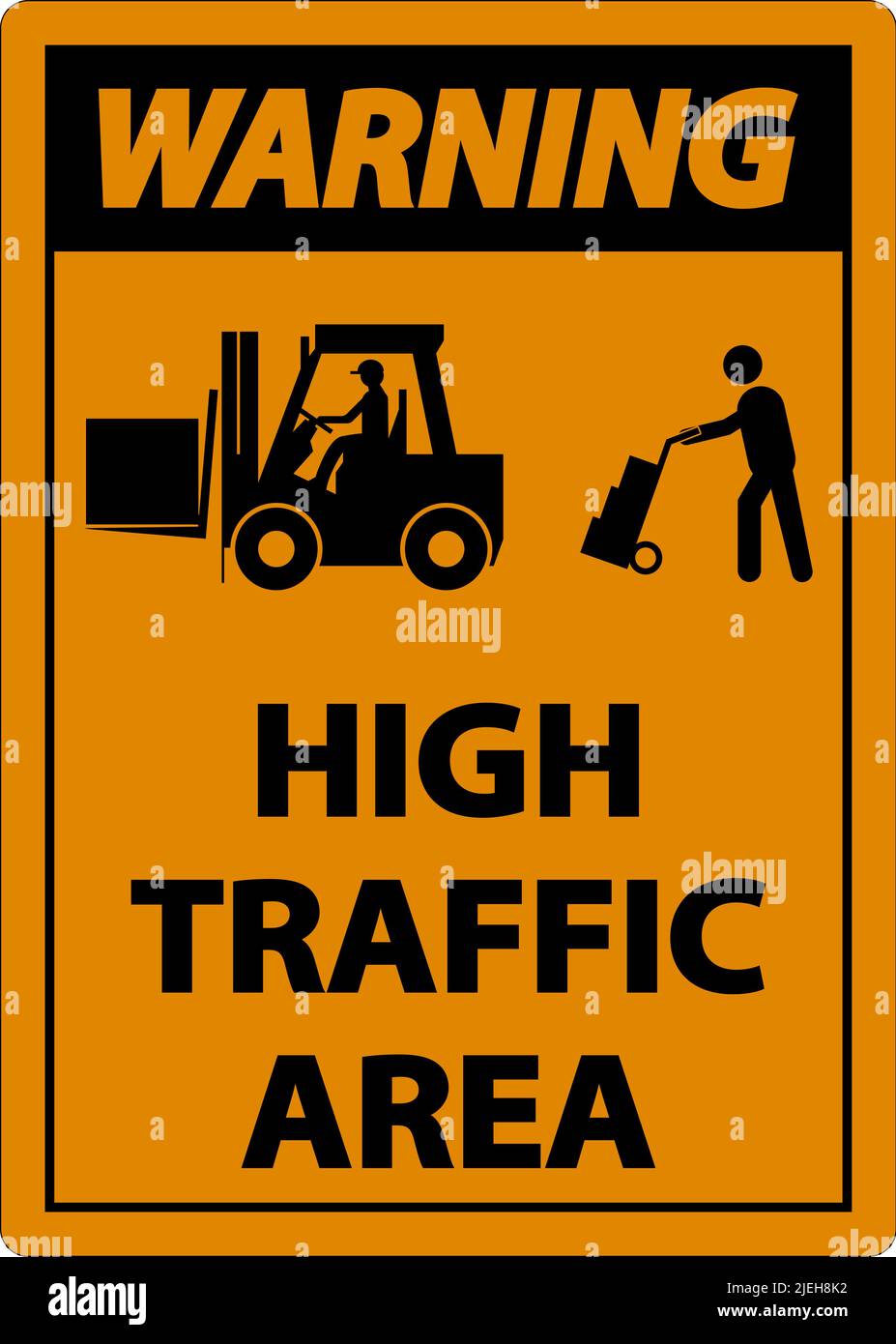 Advance warning road sign Stock Vector Images - Alamy