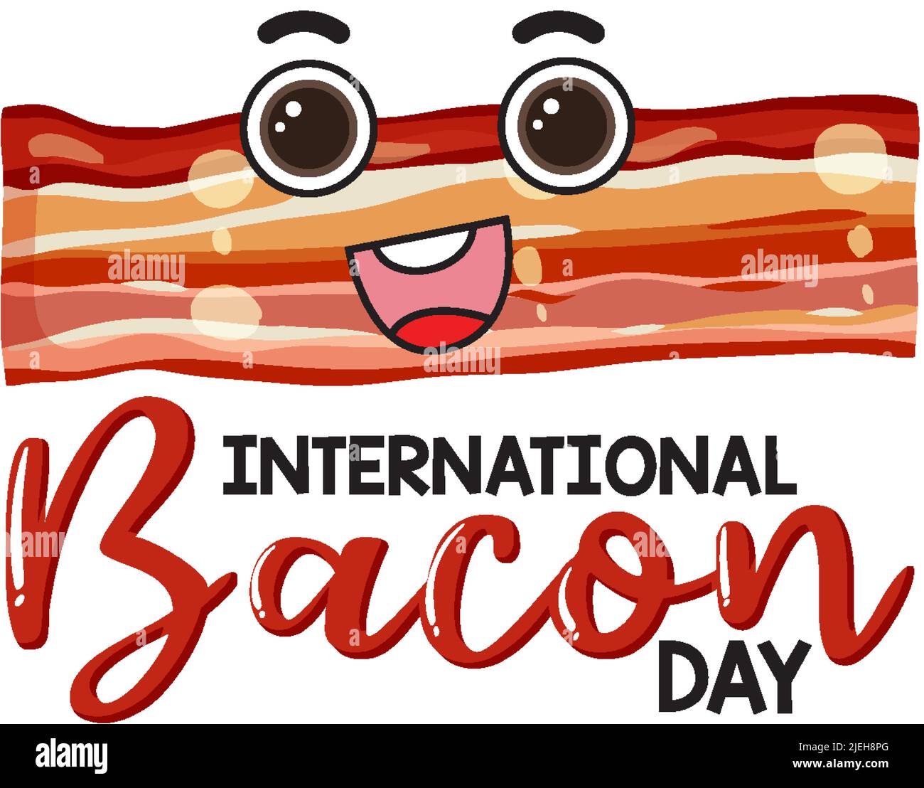 International bacon day banner illustration Stock Vector Image & Art ...