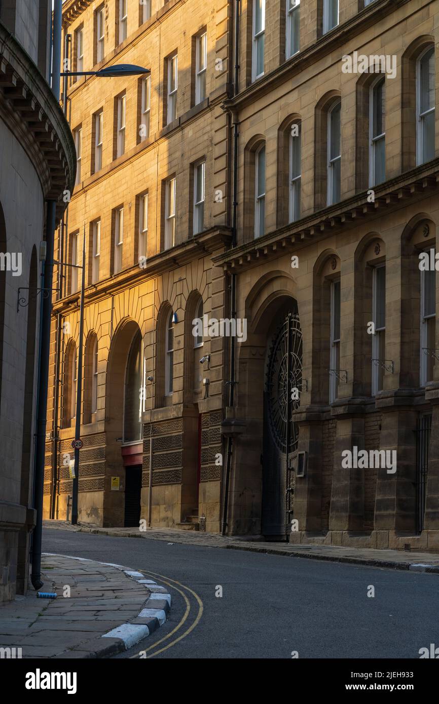 Victorian architecture in the Little Germany area of Bradford, West ...