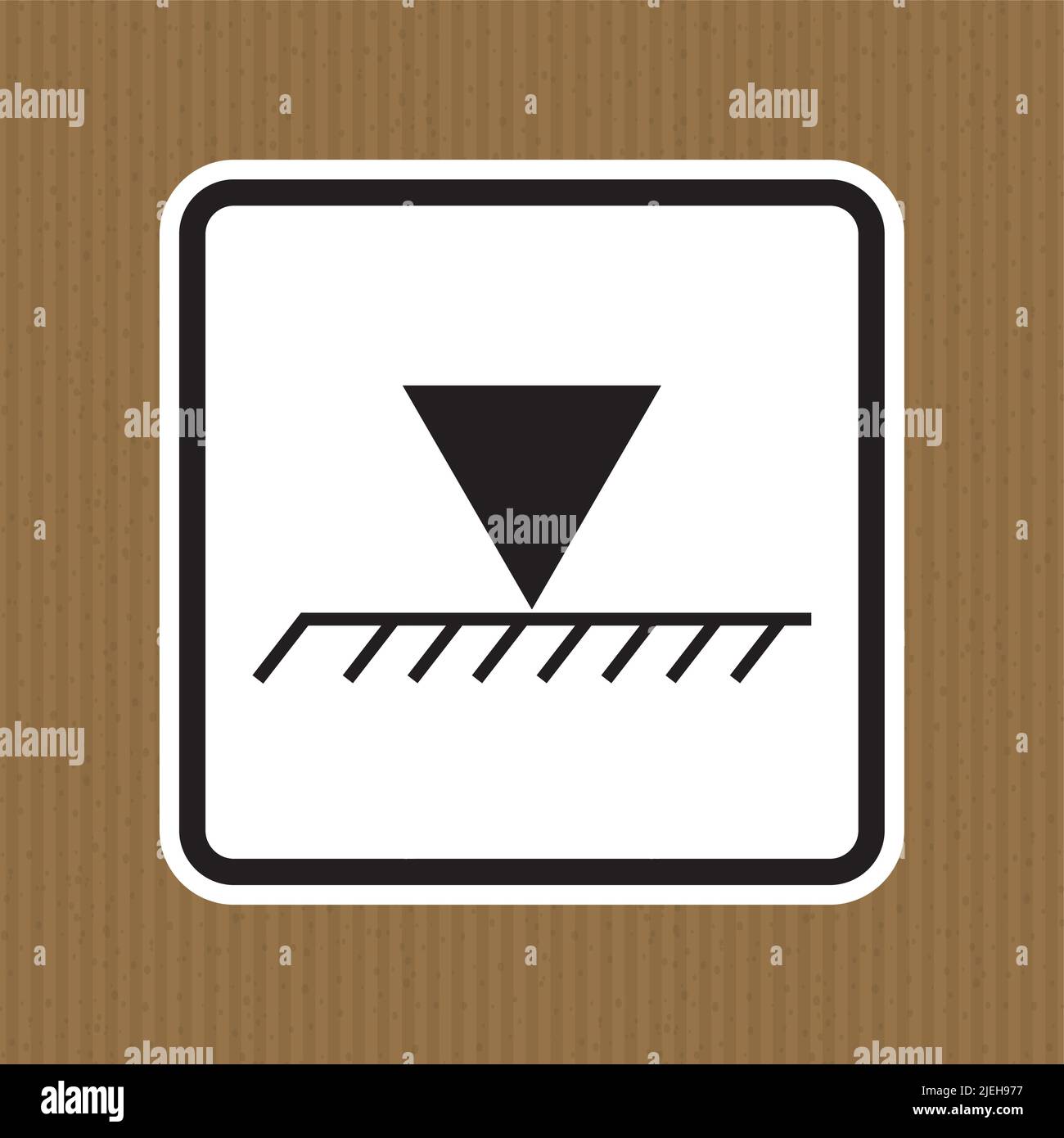 Limit Overhead Height Symbol Sign Isolate On White Background,Vector ...