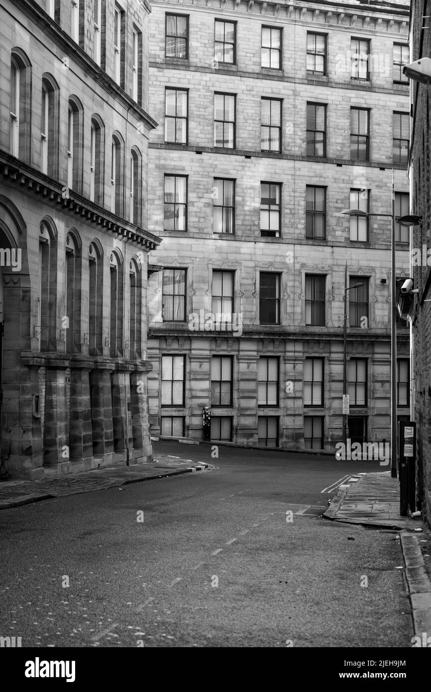 Victorian architecture in the Little Germany area of Bradford, West ...