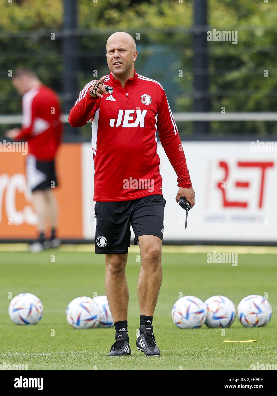 ROTTERDAM - Feyenoord coach Arne Slot during Feyenoord's first training ...