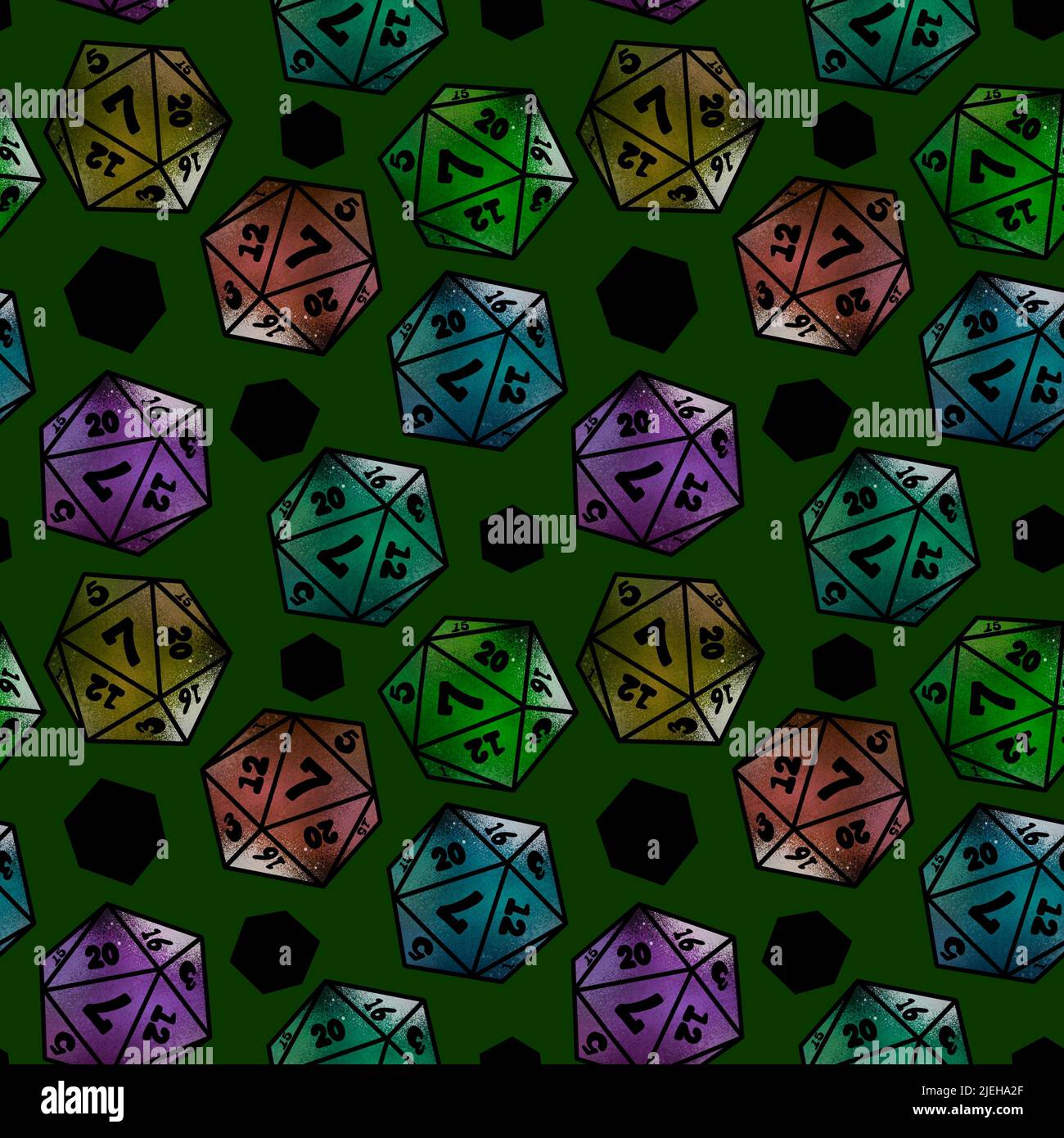 Kids seamless dice pattern for games and cards and fabrics and wrapping ...