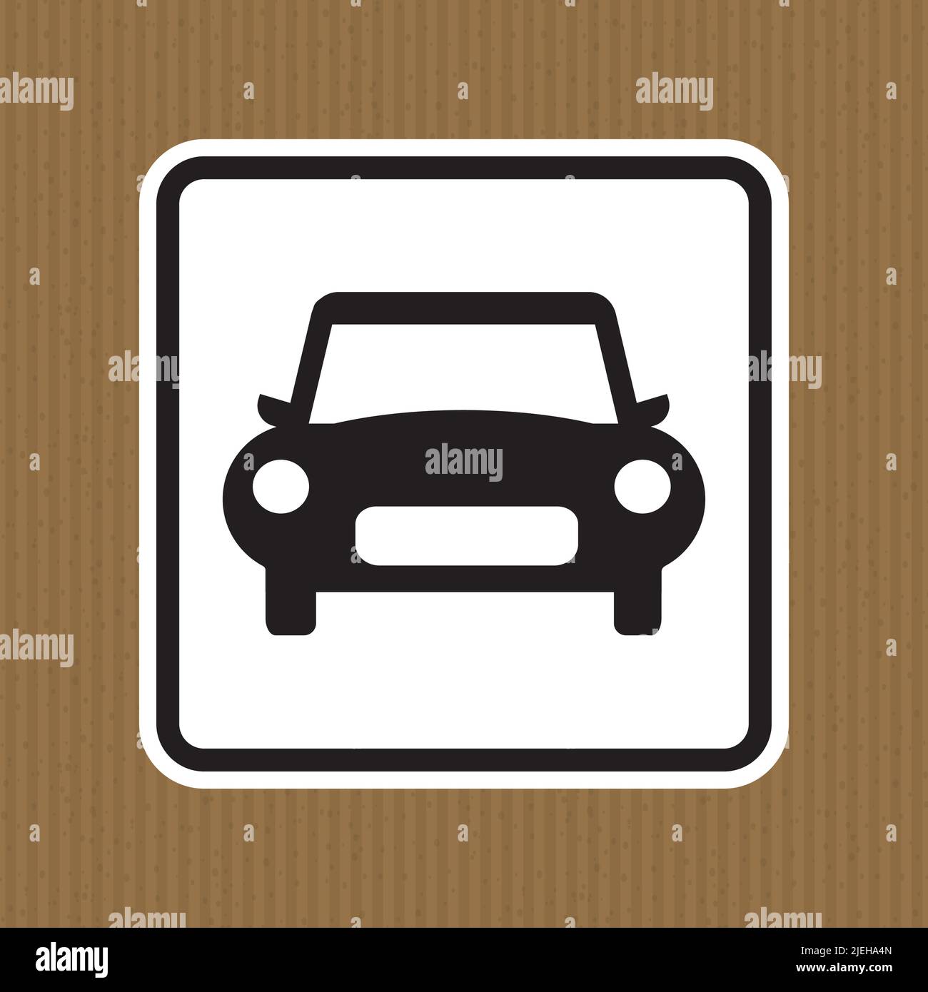 Car prohibition sign on white background Stock Vector Image & Art - Alamy