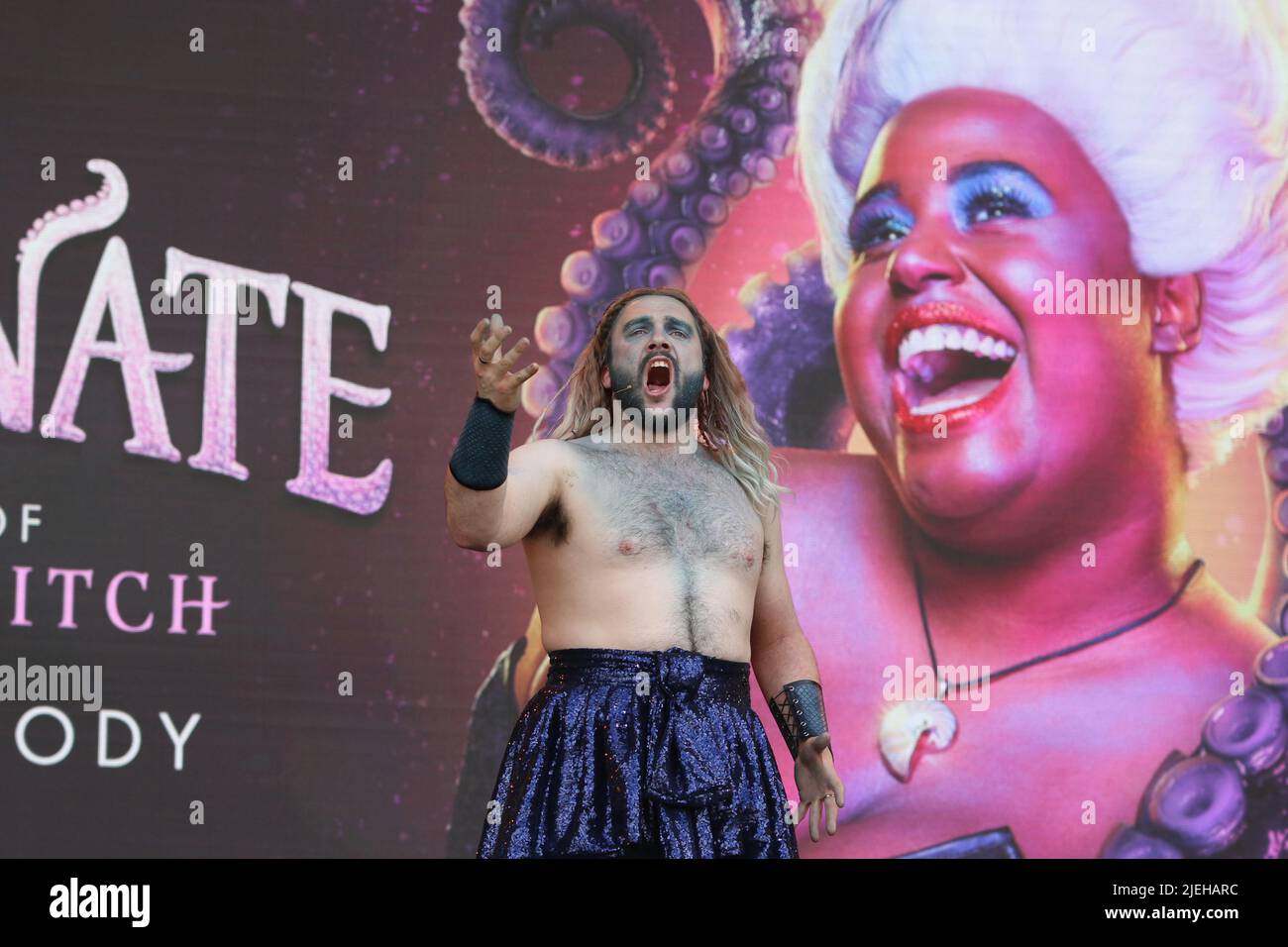 George Whitty as Triton in Unfortunate: The Untold Story of Ursula the ...