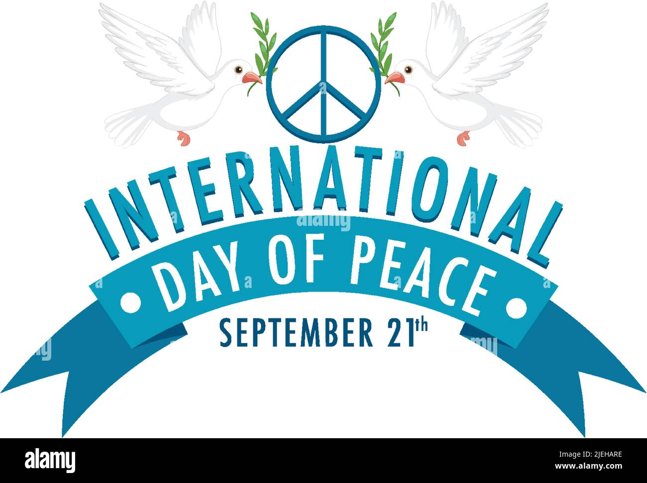 International Day of Peace Banner Design illustration Stock Vector ...