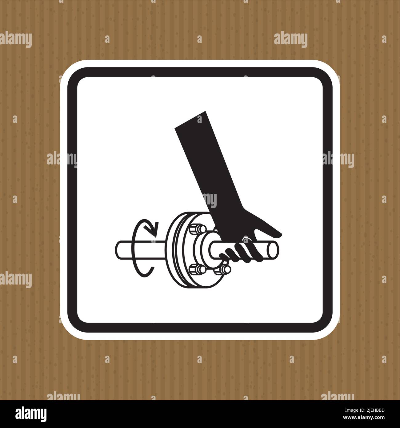 Entanglement Of Hand Rotating Shaft Symbol Sign Isolate On White ...