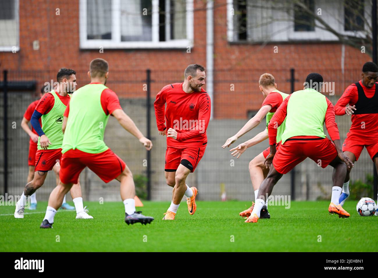 Vincent Janssen pictured in action during a training session of Belgian ...