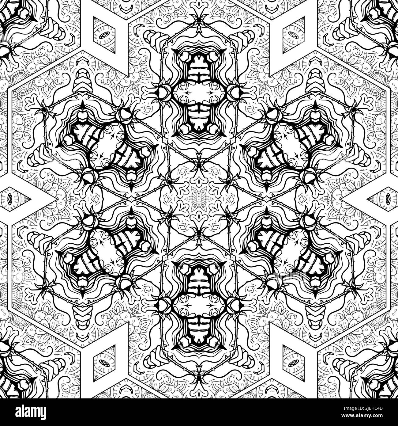 Abstract Computer generated Fractal design. A fractal is a never-ending ...