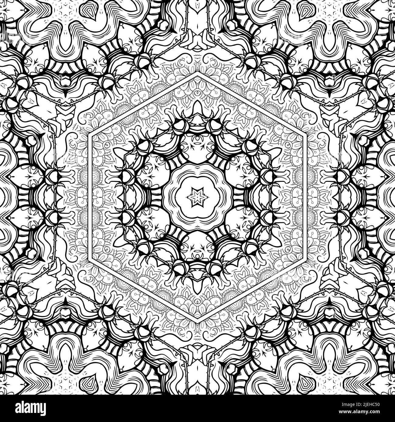 Abstract Computer generated Fractal design. A fractal is a never-ending ...