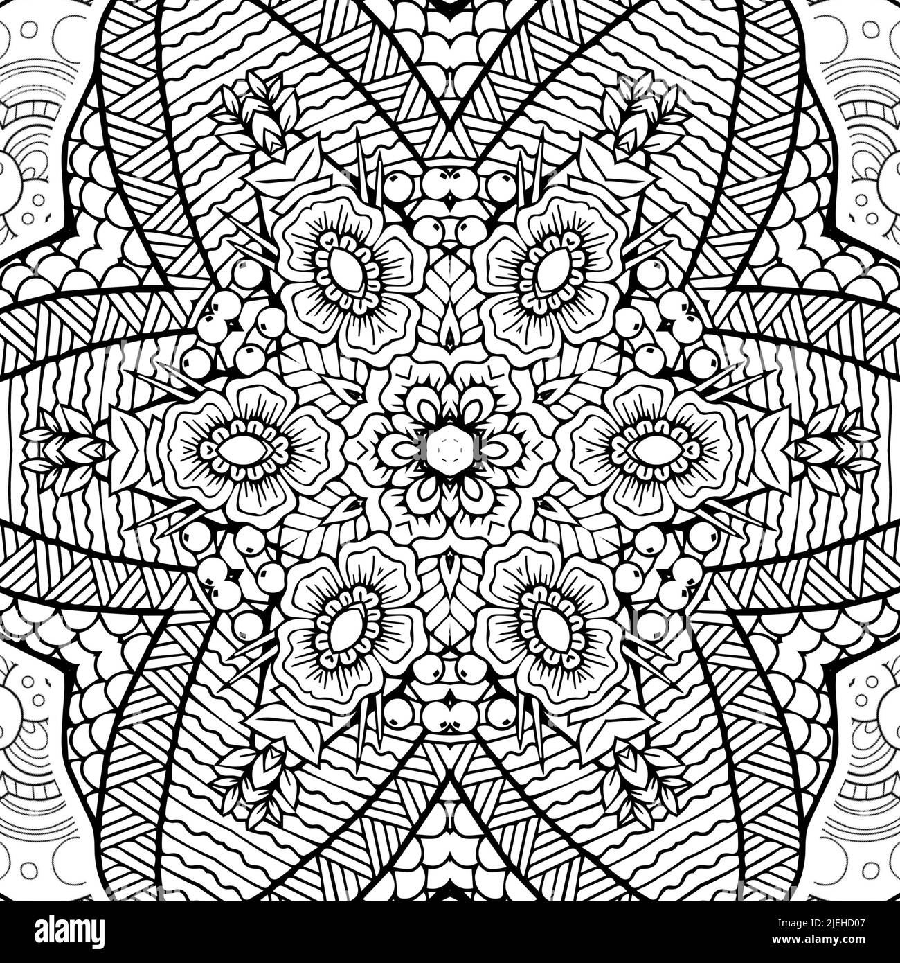 Abstract Computer generated Fractal design. A fractal is a never-ending ...