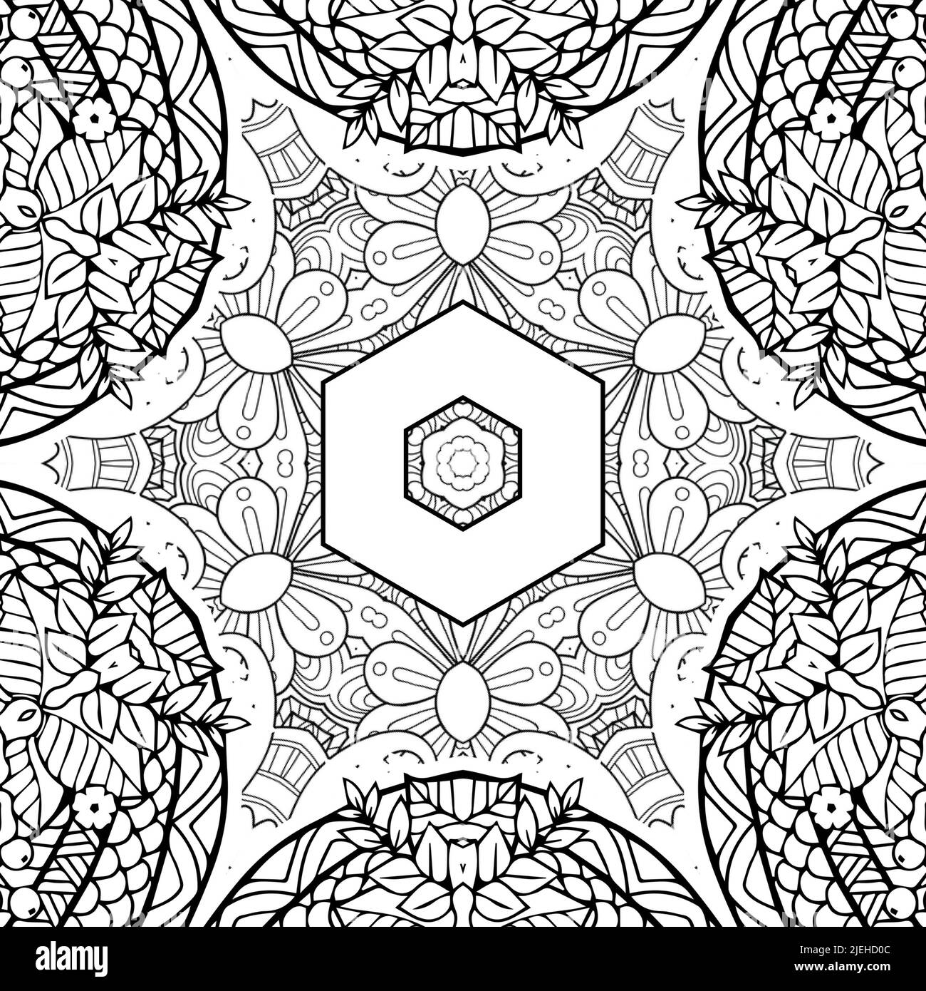 Abstract Computer generated Fractal design. A fractal is a never-ending ...