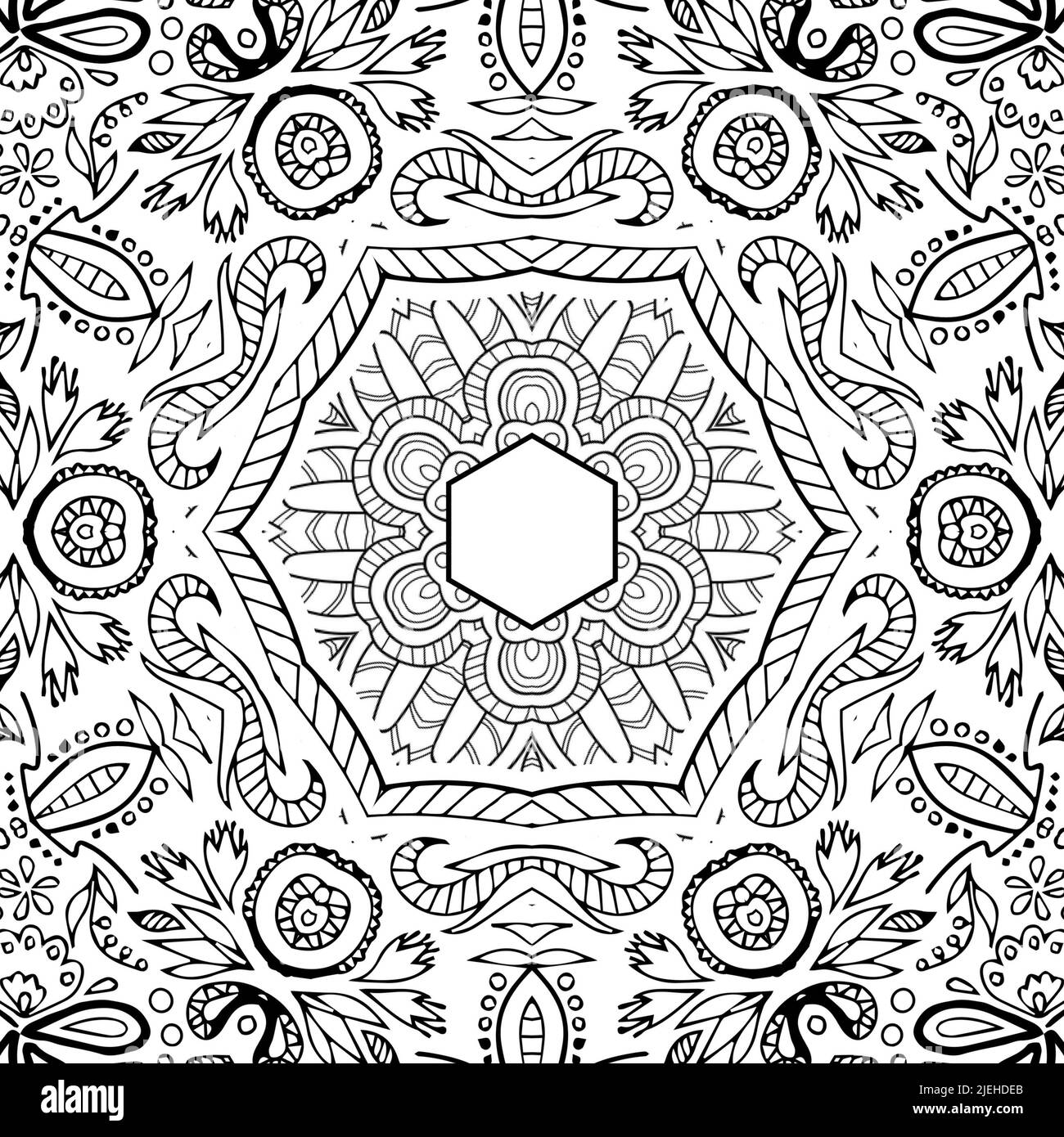 Abstract Computer generated Fractal design. A fractal is a never-ending ...