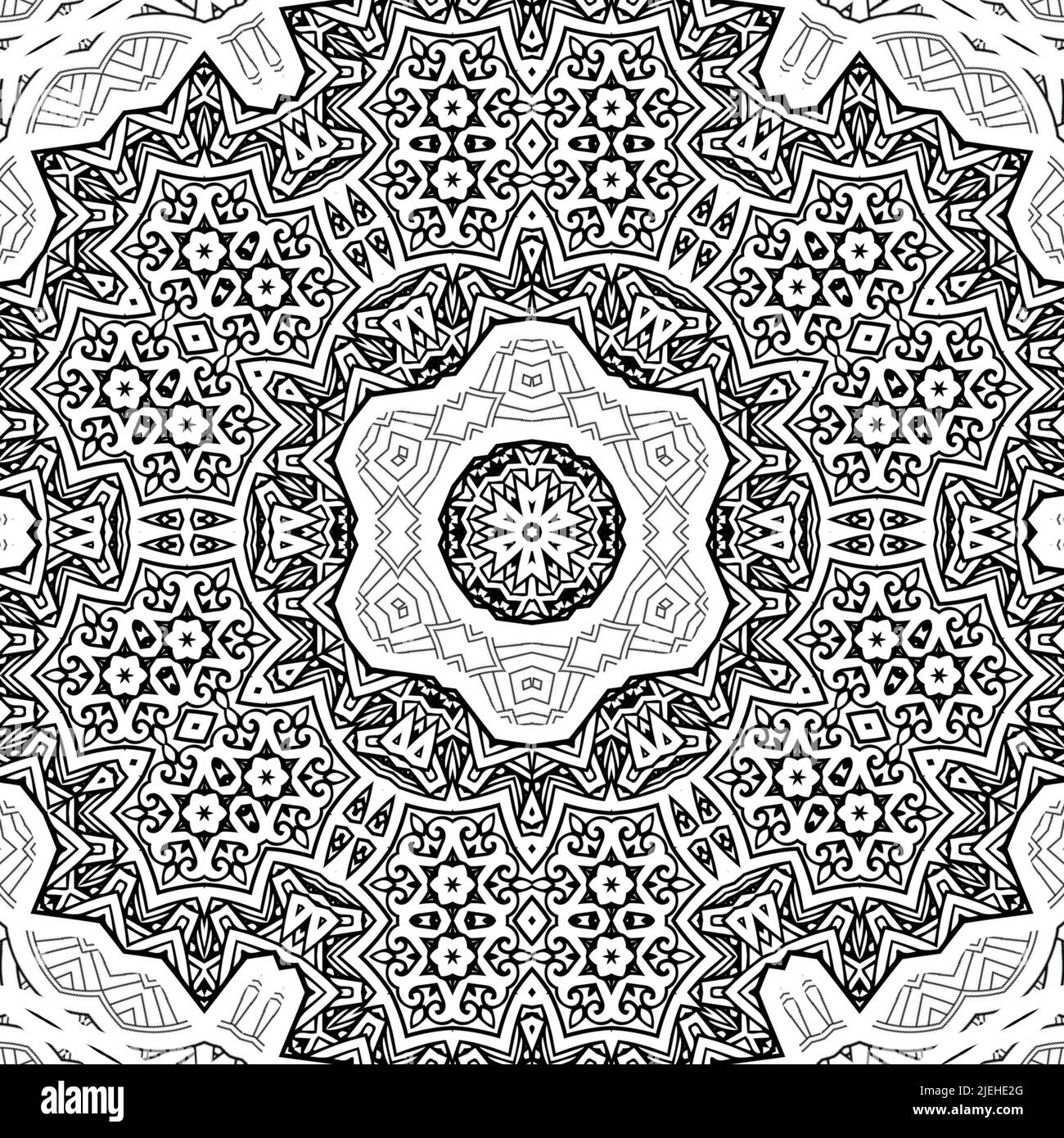 Abstract Computer generated Fractal design. A fractal is a never-ending ...