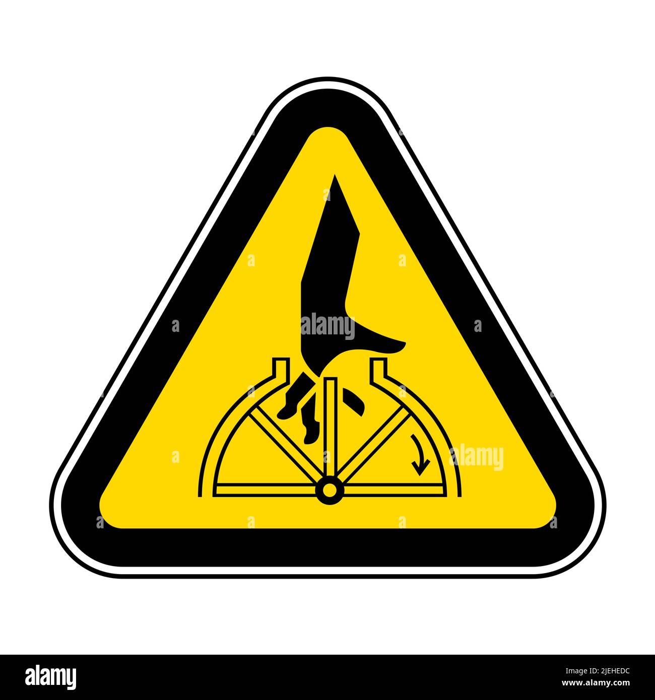 Hand Entanglement Rotating Symbol Sign Isolate On White Background ...